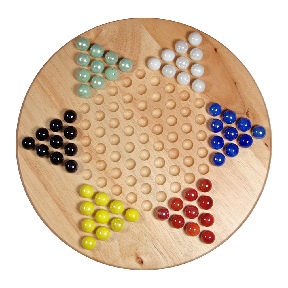 Glass chinese checkers store